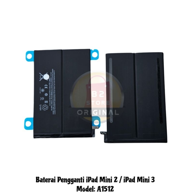 Jual Baterai Battery Pengganti Kompetible iPd Mini 2 / iPd Mini 3 Model ...