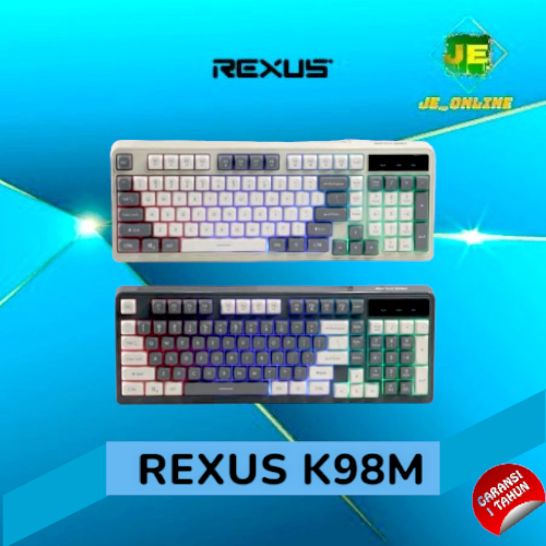 Jual Keyboard Rexus K98M / K98-M full size wired Gaming keyboard K87M TKL | Shopee Indonesia
