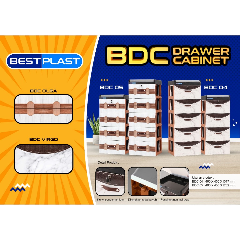 Jual BESTPLAST LACI SERBAGUNA MODERN PLASTIK DRAWLER CABINET | Shopee Indonesia