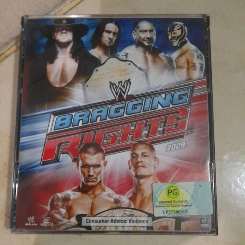 Jual vcd original impor nostalgia wwe bragging rights | Shopee Indonesia