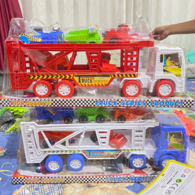 Jual TRUK TINGKAT SERIES NEW trek mainan anak pengangkut mobil | Shopee ...