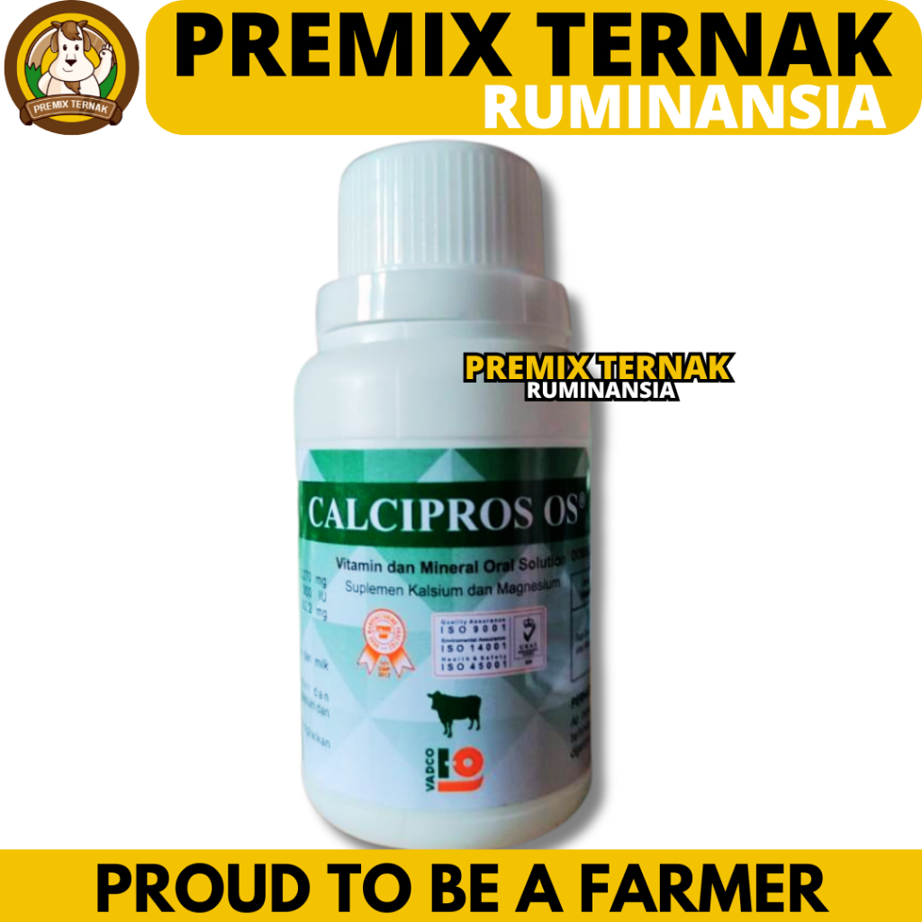 Jual CALCIPROS OS 100ML VADCO - Obat Sapi Kambing Ambruk Lumpuh Pincang ...