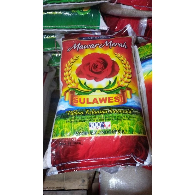 Jual BERAS MAWAR MERAH SULAWESI | Shopee Indonesia