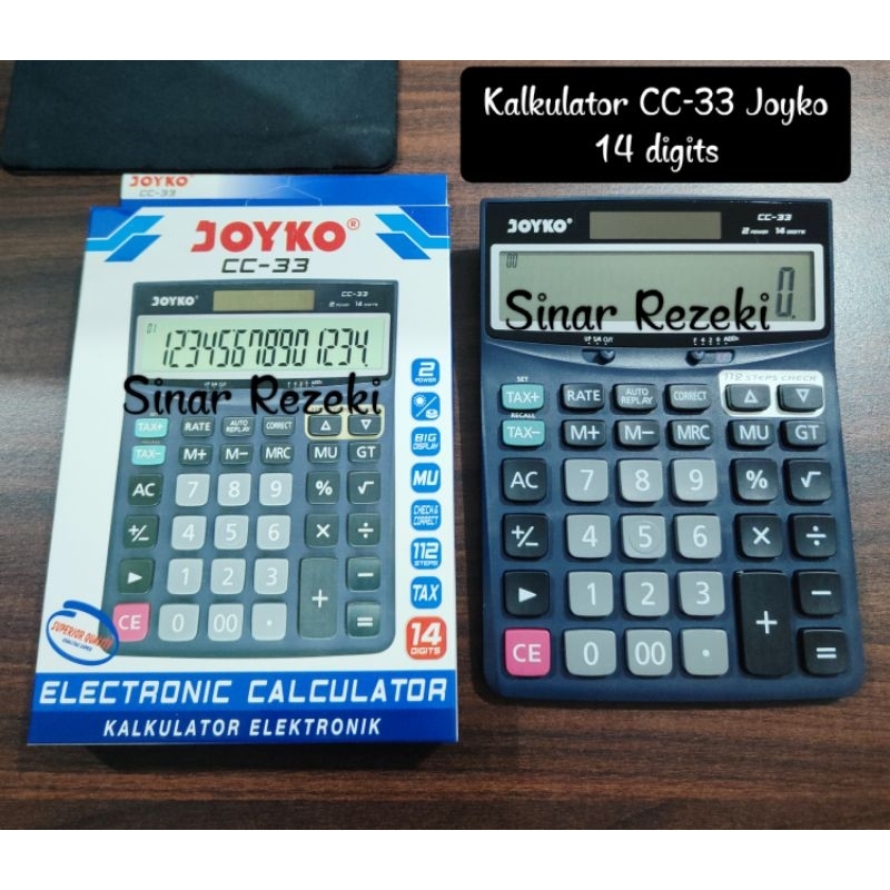 Jual 1 buah!! CC-33/Kalkulator joyko 14 digits/kalkulator | Shopee ...