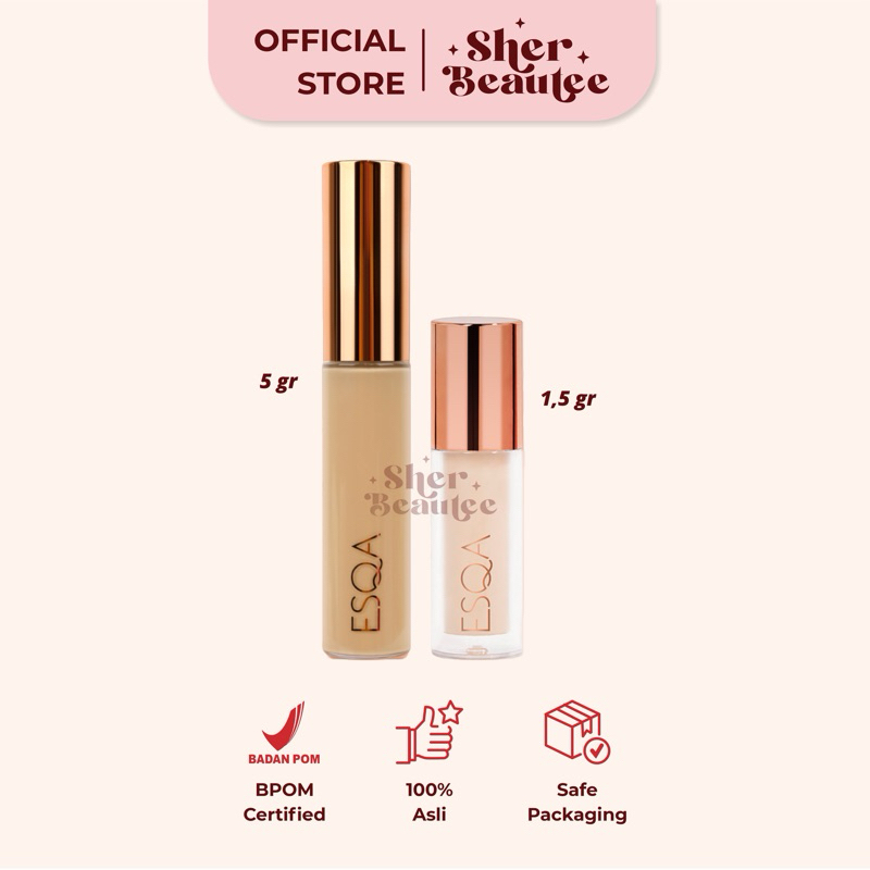 Jual ESQA Flawless Liquid Concealer 1.5g | 5g | Shopee Indonesia