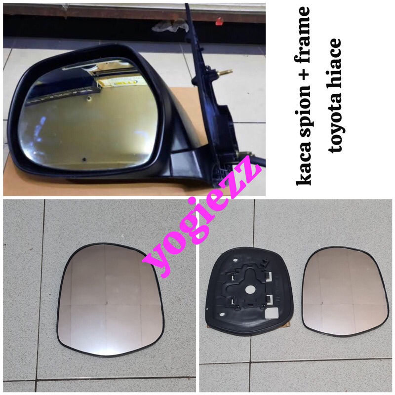 Jual kaca spion toyota hiace kaca mirror samping toyota hiace plus ...