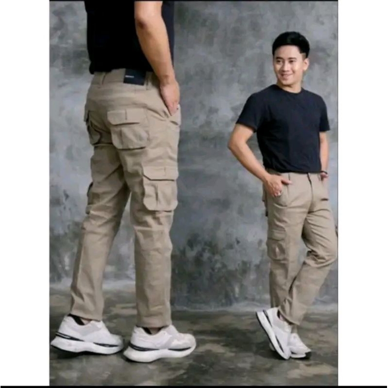 Jual Celana Cargo Panjang Pria ORIGINAL - Celana Panjang Cowok Kargo Kimpol | Shopee Indonesia