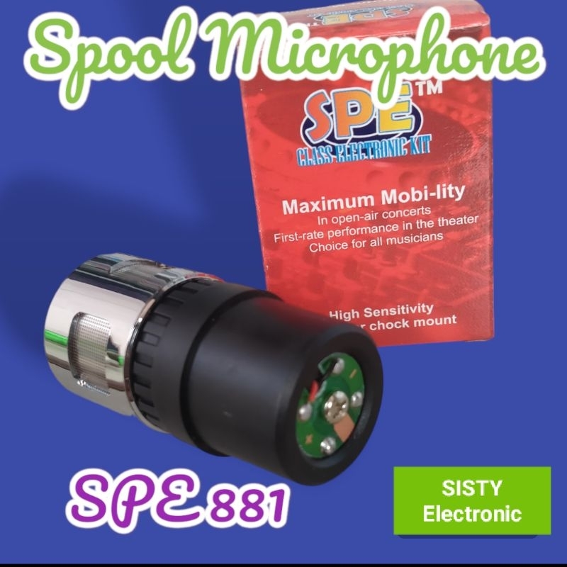 Jual Spool Spul Spol Mik Microphone Type 881 SPE Produck Sangat Peka ...