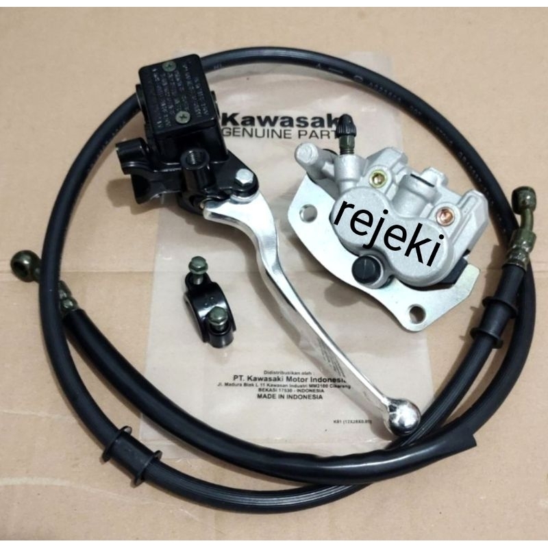 Jual SELANG REM PLUS MASTER REM PLUS KALIPER DEPAN KAWASAKI KLX 150 L,DTRACKER | Shopee Indonesia