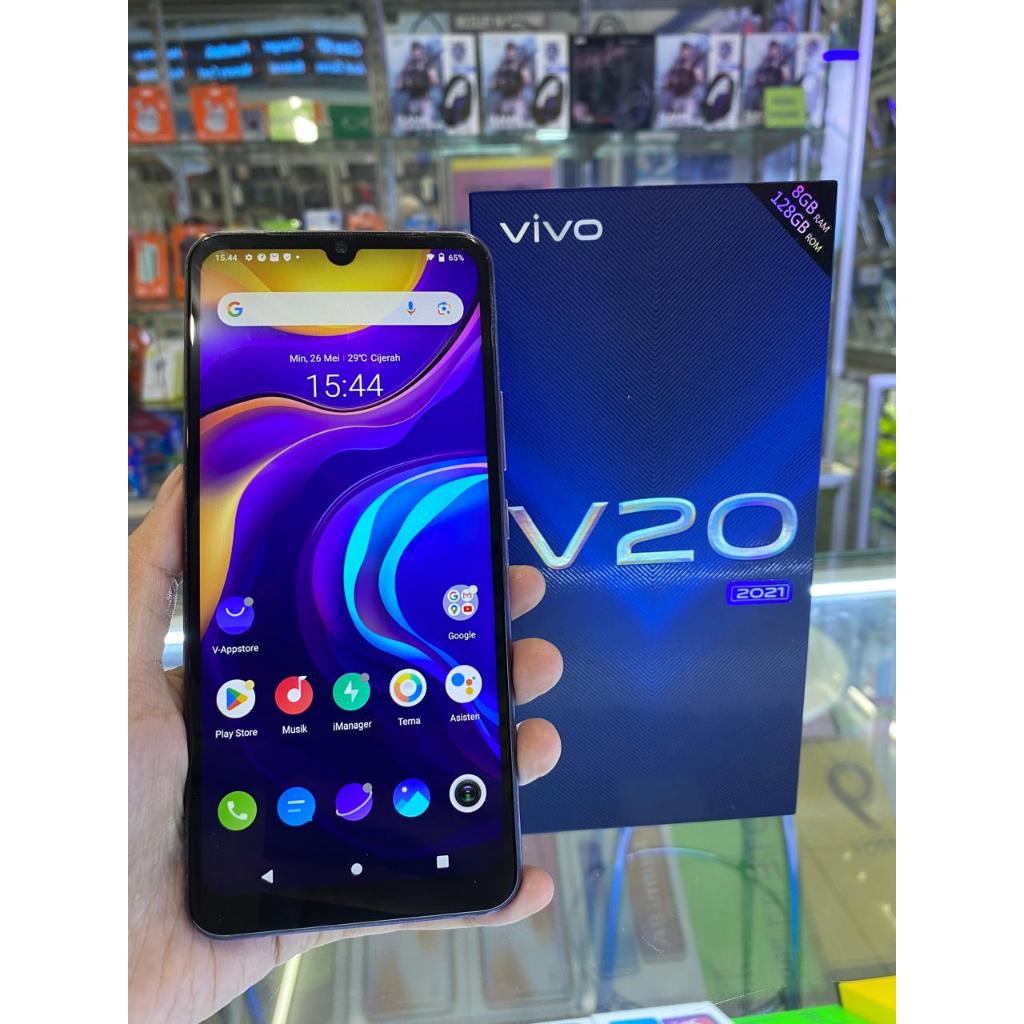 Jual VIVO V20 2021 8/128GB SECOND SEKEN BEKAS RAM 8 INTERNAL 128 | Shopee Indonesia