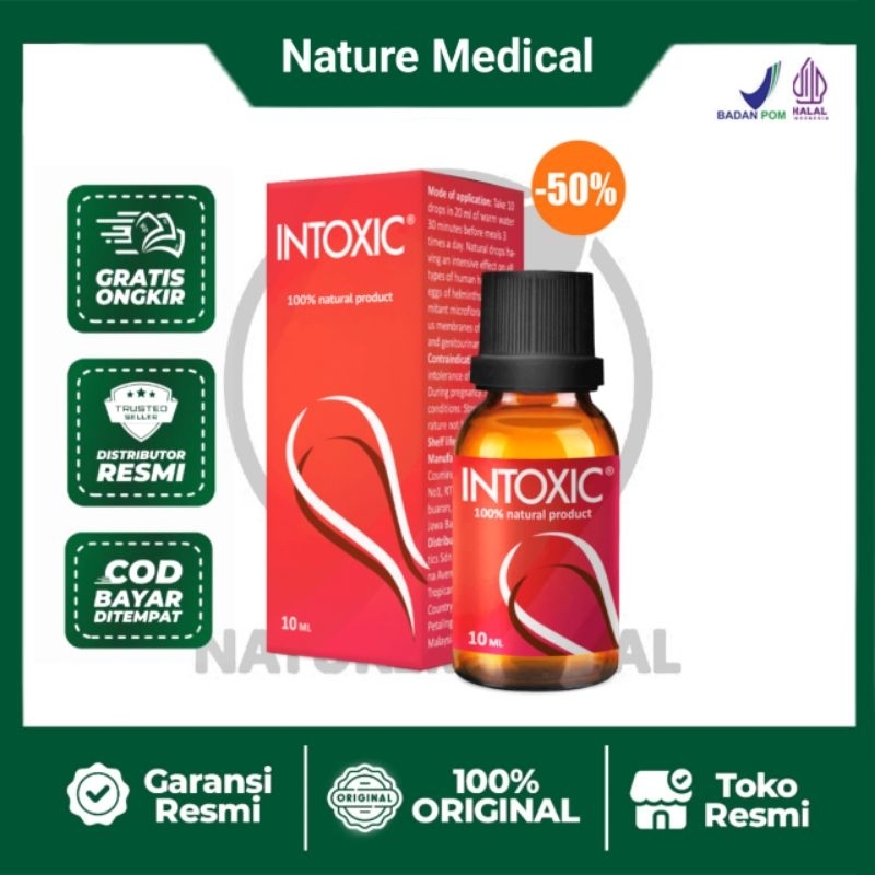 Jual Intoxic Asli Original Cairan Menghilangkan Semua Jenis Parasit ...
