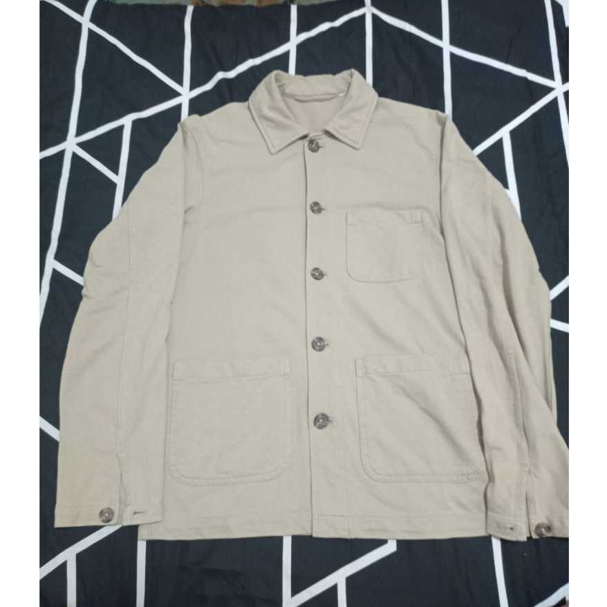 Jual Uniqlo Work Jacket Warna Khaki | Shopee Indonesia