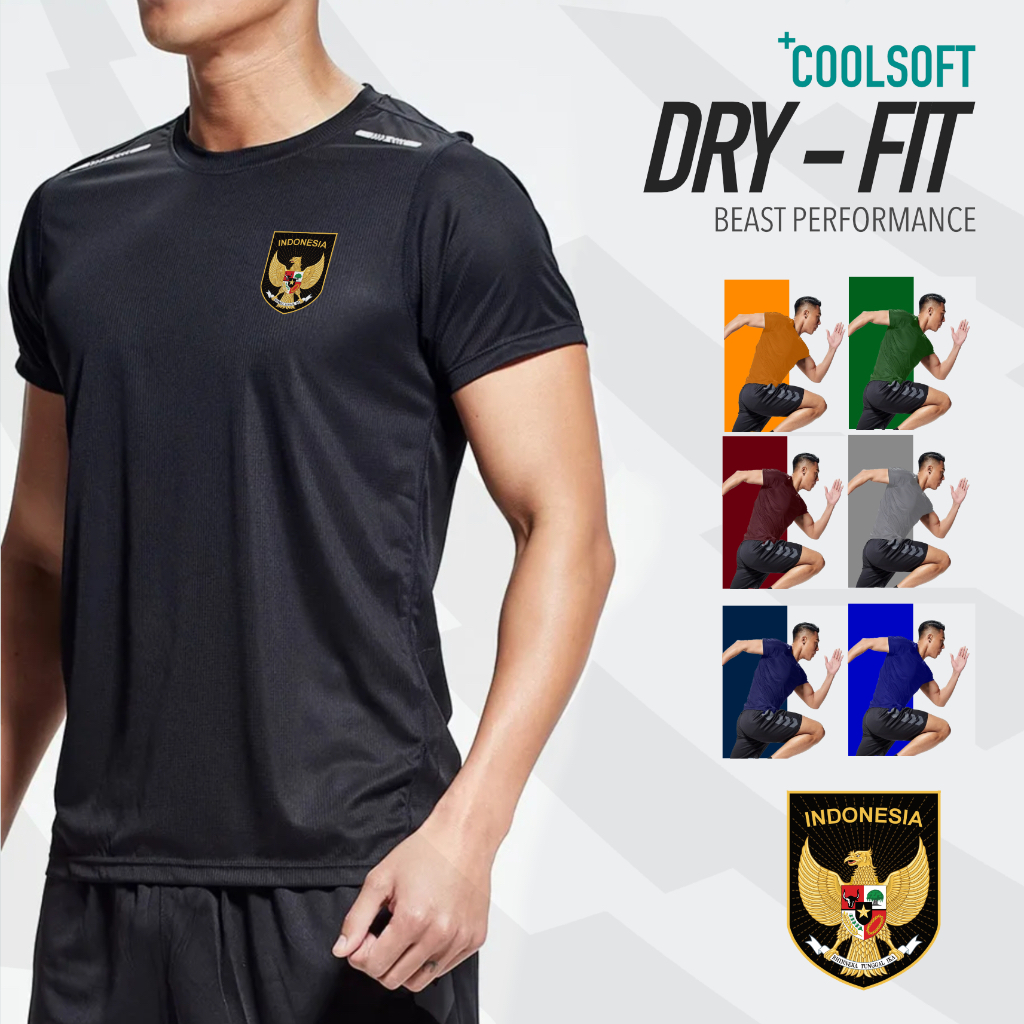 Jual Kaos Dry Fit Timnas Indonesia Training - Olahraga Running Outdoor Dri Fit Elegan | Shopee ...