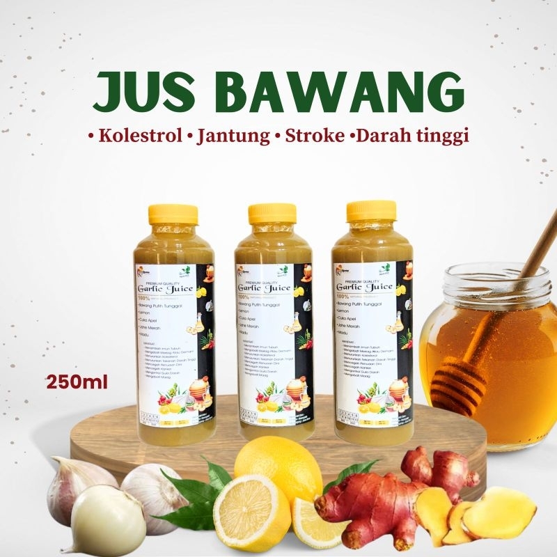 Jual JUS BAWANG TUNGGAL,CUKA APEL,LEMON IMPORT,JAHE MERAH 250ml ...