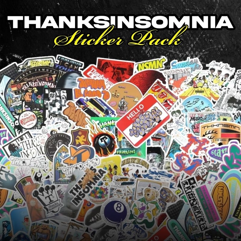 Jual Thanksinsomnia Sticker Pack | Shopee Indonesia