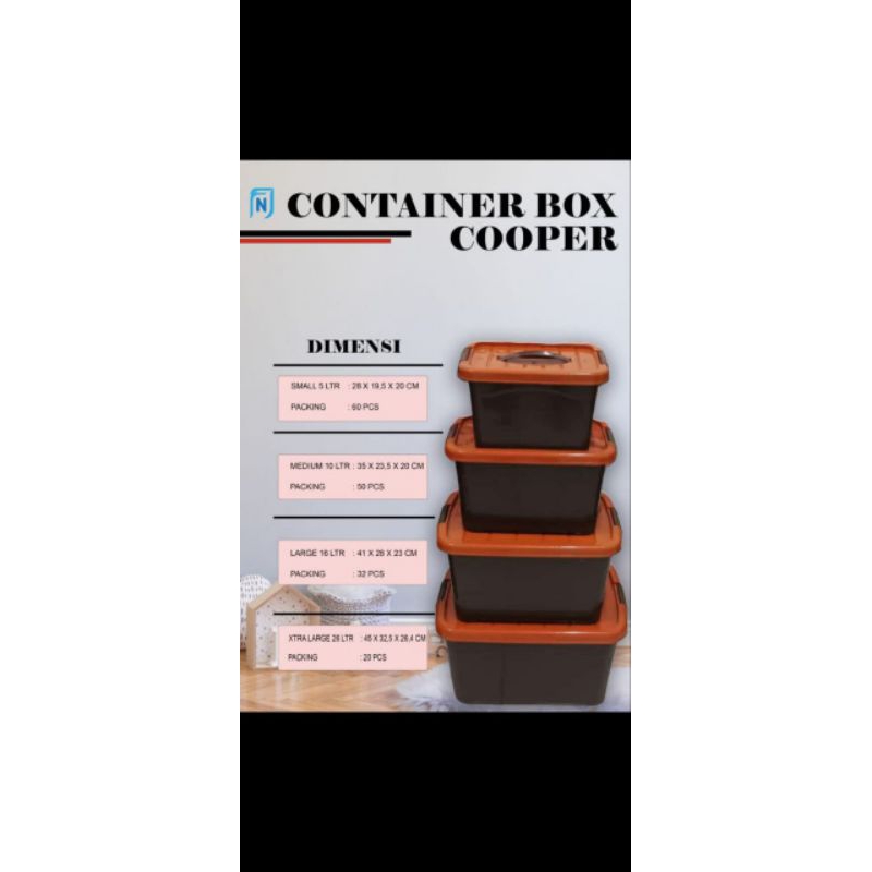 Jual CONTAINER BOX COOPER/KONTAINER BOX | Shopee Indonesia