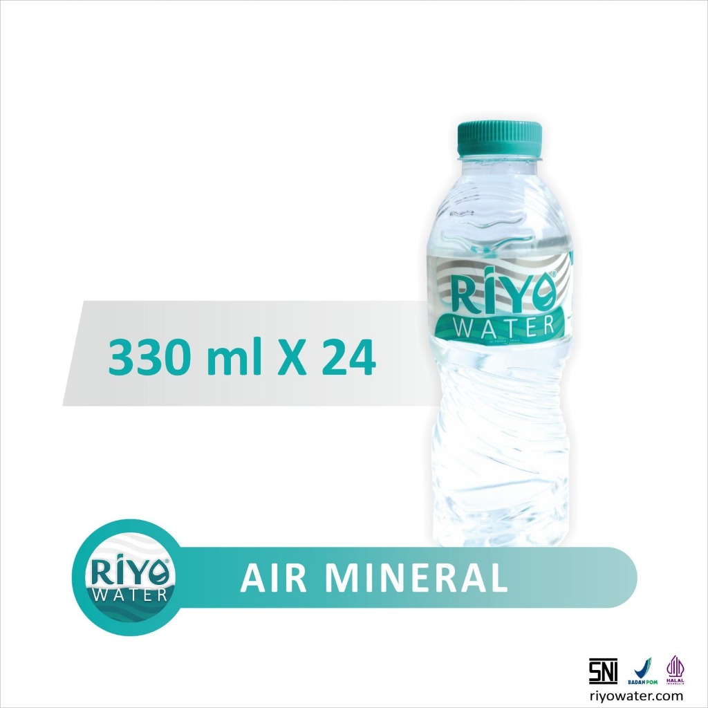 Jual Air Minum RIYO Botol 330ML Segar Dingin Nikmat isi 24 PCS | Shopee ...