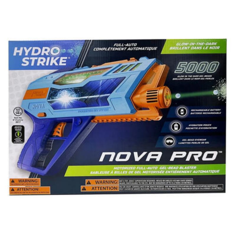 Jual Hydro strike Nova pro gel blaster glow in the dark automatic ...