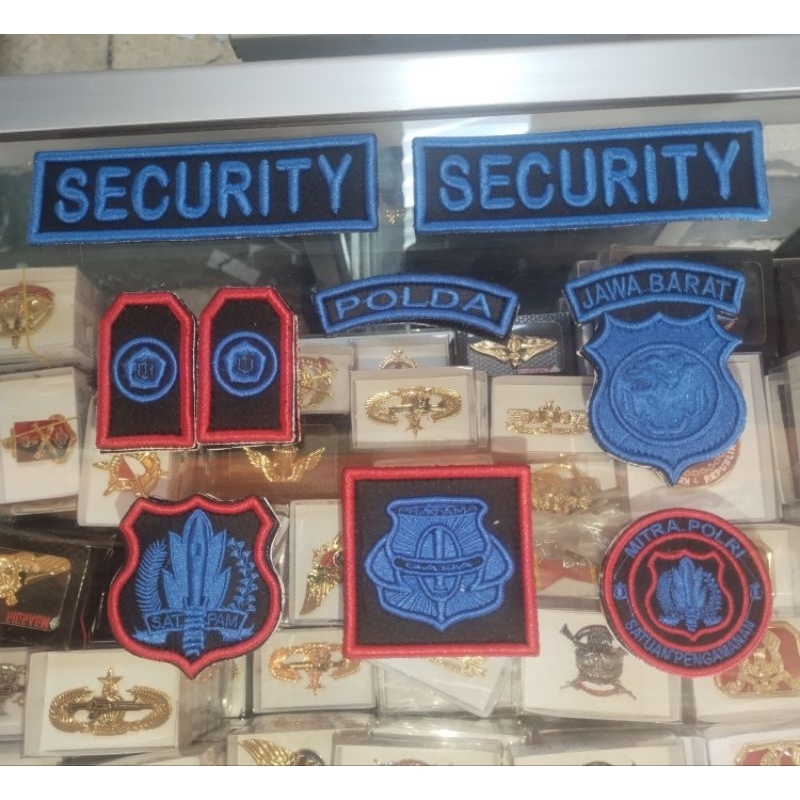 Jual Papan Nama Security Timbul + Perekat/velcro | Shopee Indonesia
