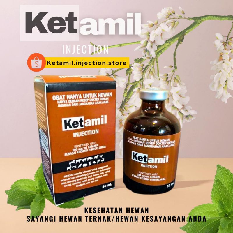 Jual Ketamil ilium 50ml obat hewan 100% original | Shopee Indonesia