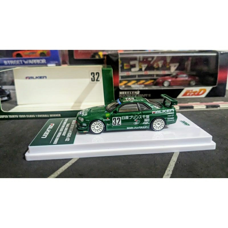 Jual Diecast Inno64 Nissan Skyline GTR R34 #32 Primce Chiba Falken | Shopee Indonesia