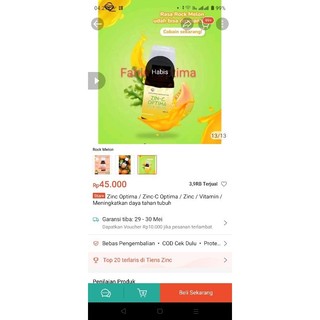Jual vitamin anak zinc optima bb booster dan peninggi badan (2 botol ...