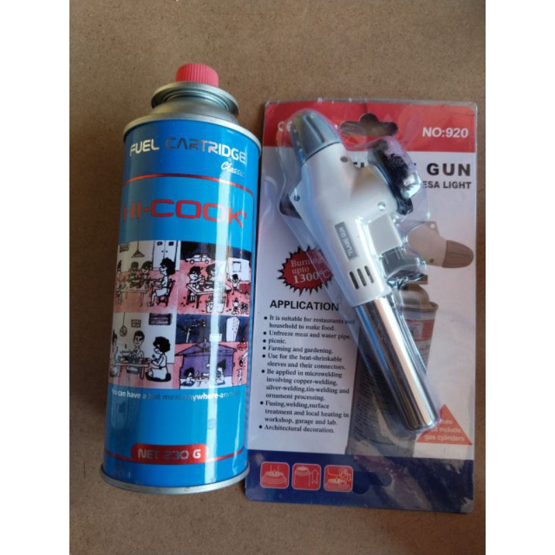 Jual Paket Gas Torch 920 Plus Original HI COOK Gas kaleng Portable ...