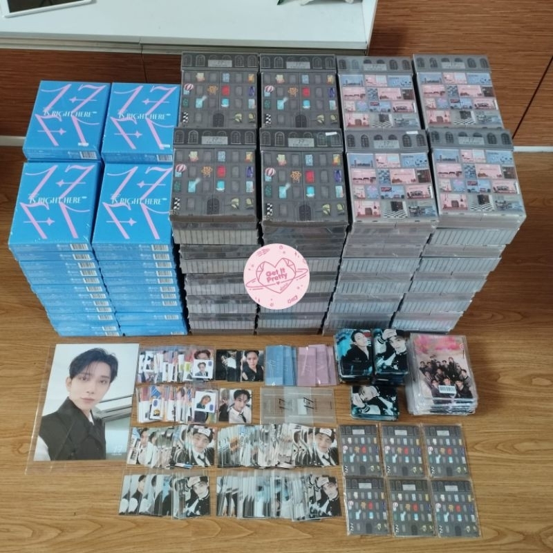 Jual READY INA ALBUM SEVENTEEN 17 IS RIGHT HERE 5.26 2.14 10.23 DEAR YIZHIYU YZY A BEST HEAR VER ...