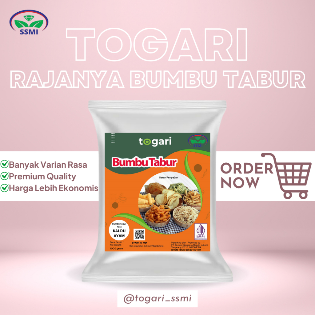 Jual TOGARI Bumbu Tabur Rasa KALDU AYAM 5000 Gram (5 KG) | Shopee Indonesia