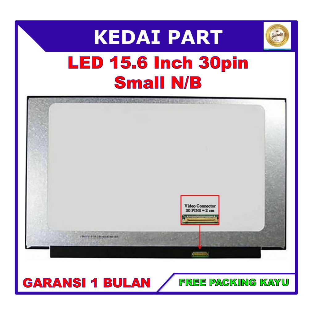 Jual LCD LED Axioo 15.6 15 Inch 30 Pin 30pin Small Narrow HD No Bracket Kuping Baut | Shopee ...
