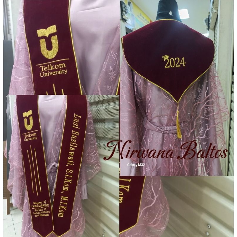 Jual sash desain baju toga mewah dan istimewa cocok buat acara ...