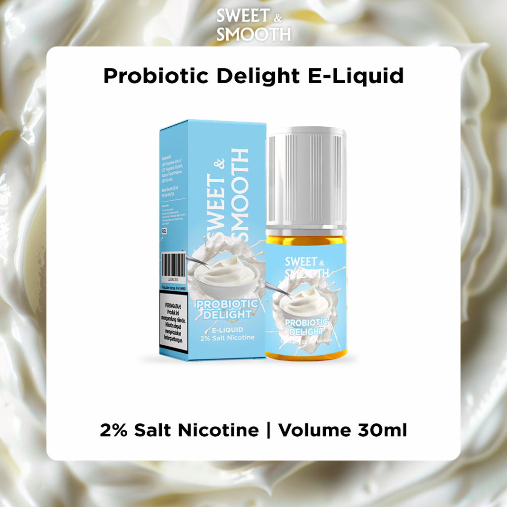 Jual Sweet and Smooth Liquid Probiotic Delight Yogurt 15ML 30ML 20MG ...