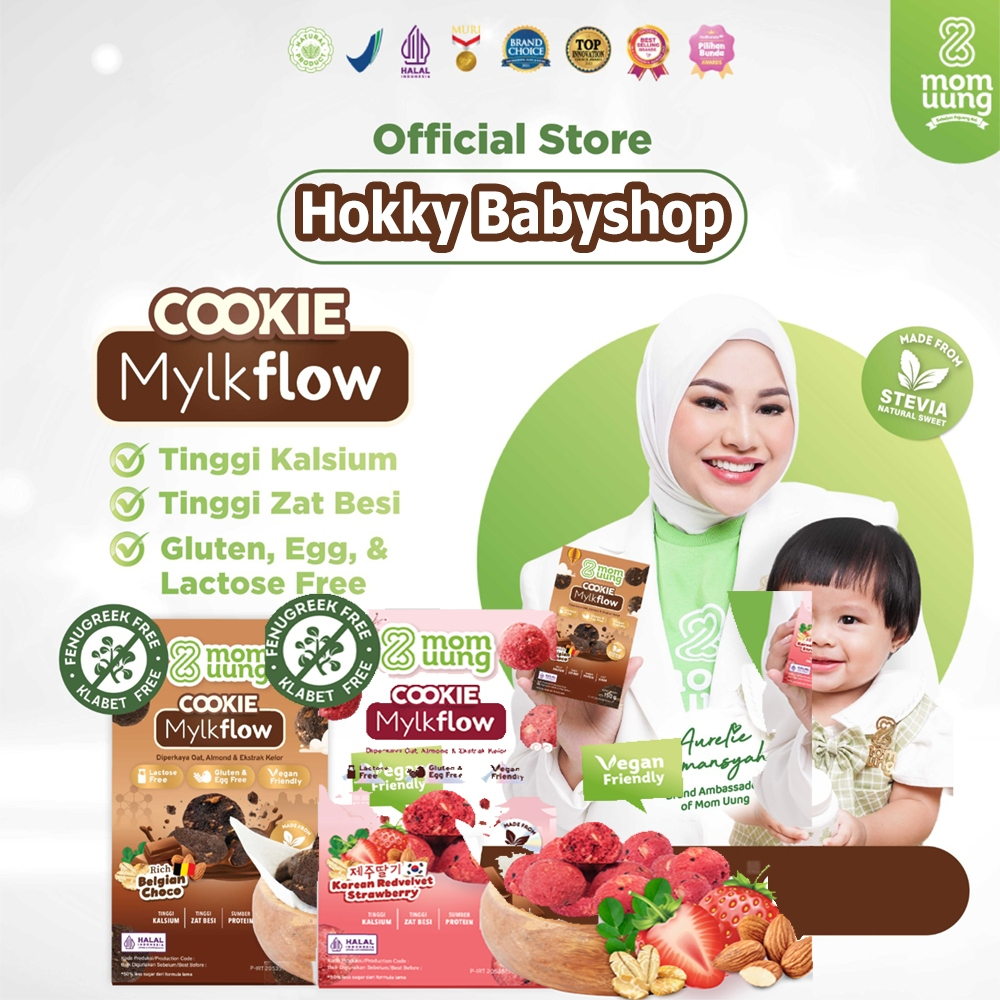 Jual Mom Uung Cookie Myflow Kukis MomUung Cemilan Booster Pelancar Asi Sehat Free Gluten ...