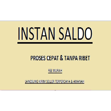 Jual Stiker top up saldo | Shopee Indonesia