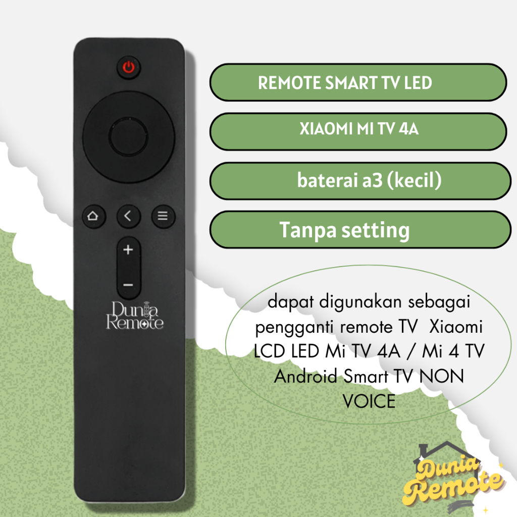 Jual Remot Remote Pengganti Smart TV LED/LCD XIA@mi 4A Xiaomi smart ... Jual Remot Remote Pengganti Smart TV LED/LCD XIA@mi 4A Xiaomi smart ...