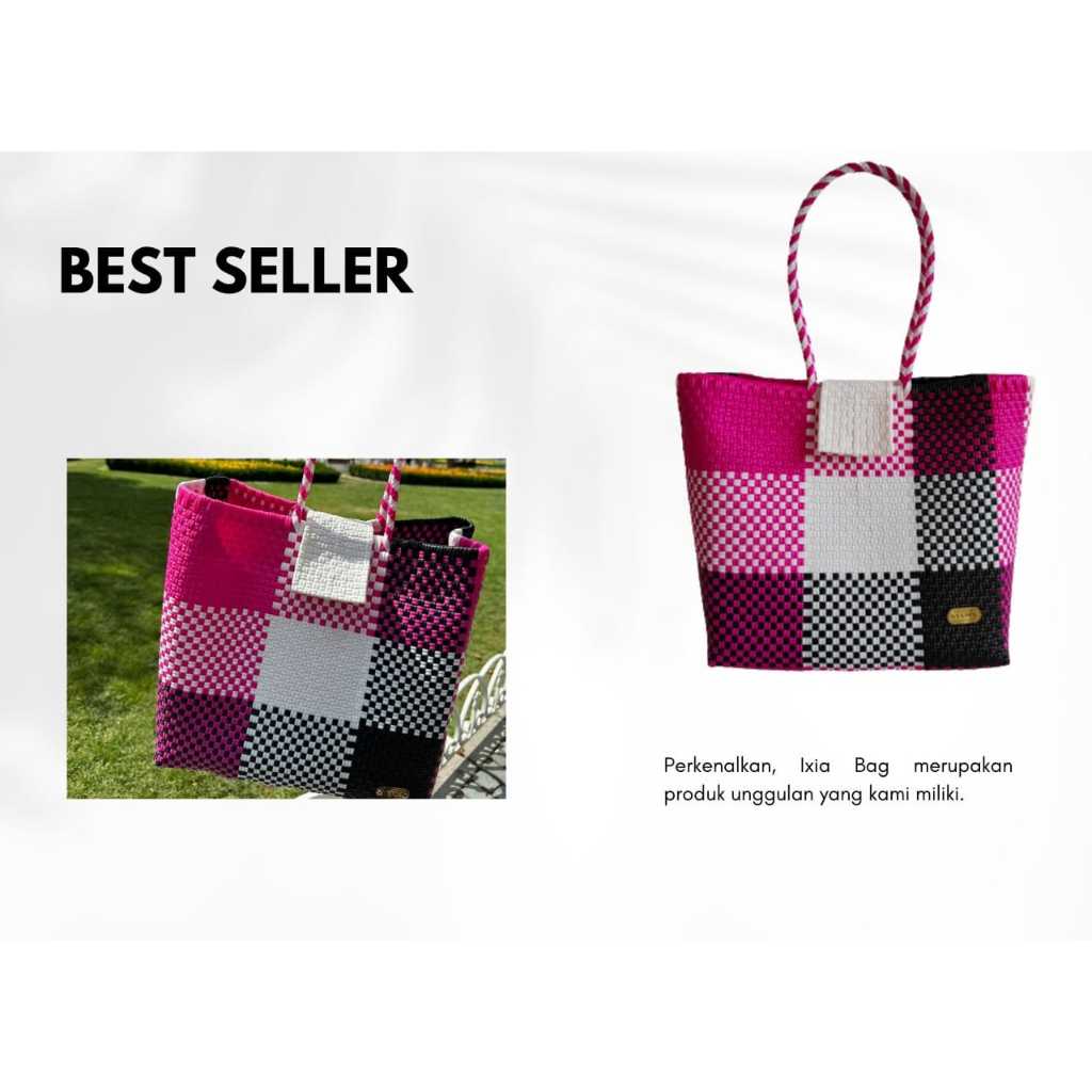 Jual TAS ANYAMAN SYAMS (IXIA BAG) | Shopee Indonesia