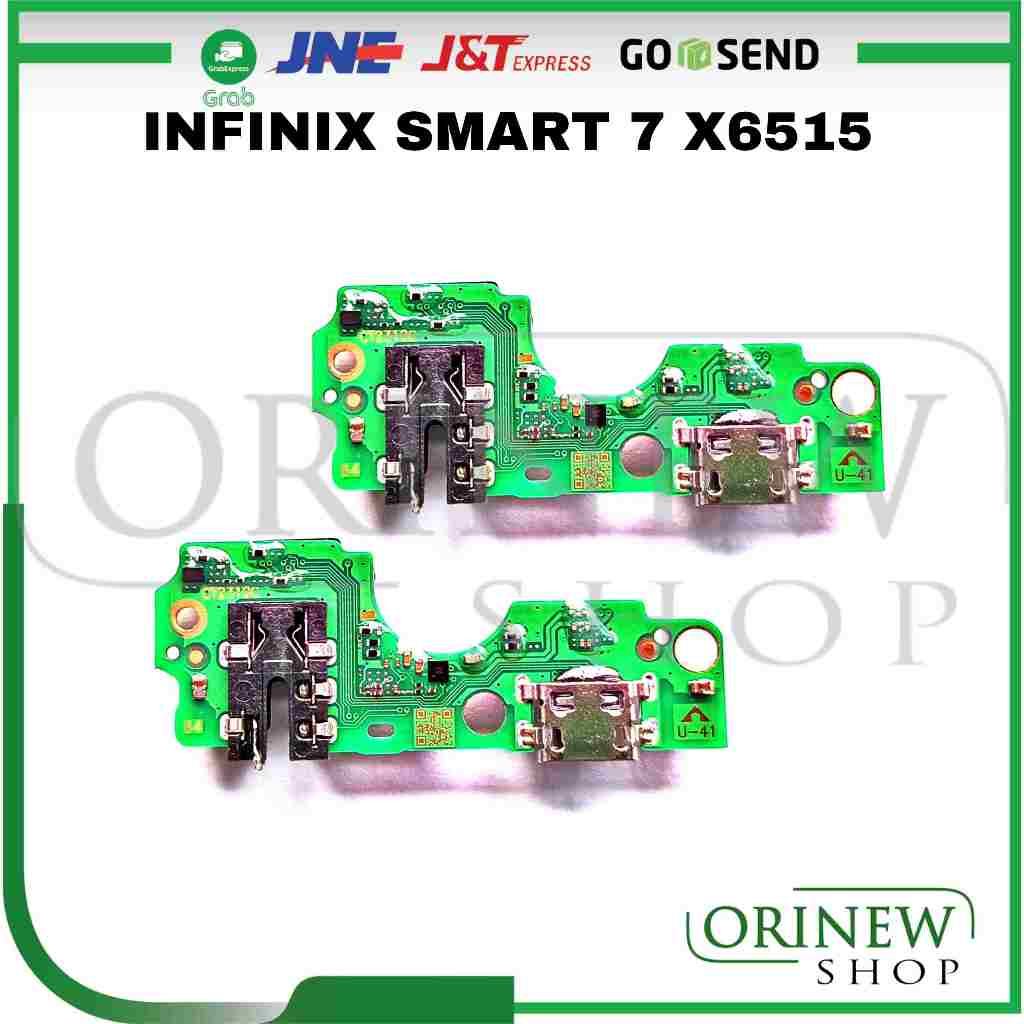 Jual Pcb Board Usb Konektor Cas Infinix Smart 7 X6515 Connector Charger Papan Mic Original ...