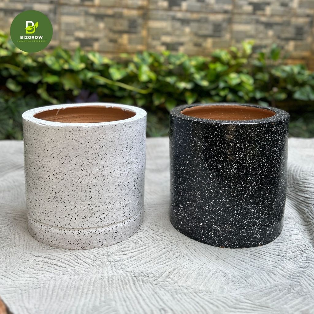 Jual Pot Silinder Sprinkle D25 T25cm | Vas Bunga Tanaman | Pot Tanah ...