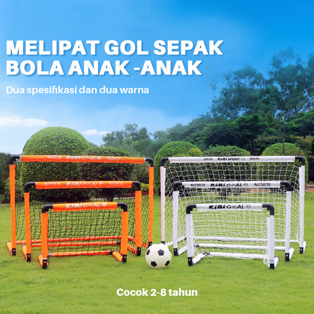 Jual Gawang Sepak Bola Anak-anak Lipat Portabel Indoor & Outdoor ...