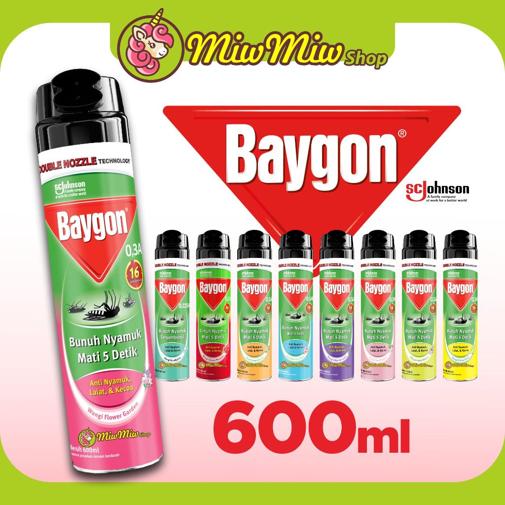Jual HIT/ BAYGON Aerosol Spray Semprot Anti Nyamuk/ Serangga Jumbo 600 ...