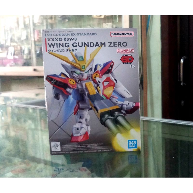 Jual Gunpla Kit SD Ex-Standard Bandai Wing Gundam Zero | Shopee Indonesia