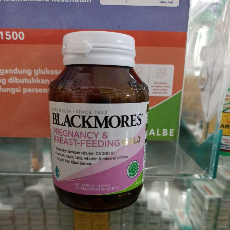 Jual Blackmores Pregnancy & Breastfeeding gold (60) | Shopee Indonesia