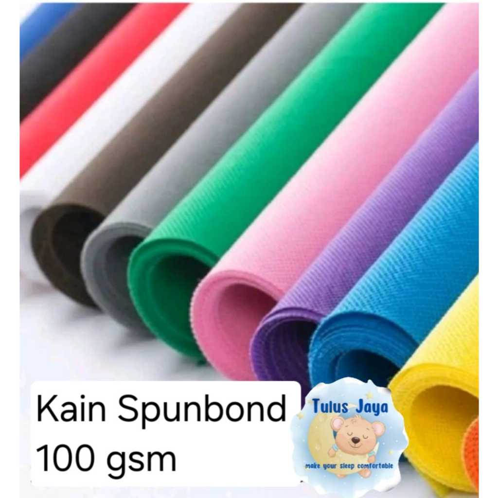 Jual Kain Spundbond Roll Meteran Bahan kain Tas Goodie Bag Kain Furing ...