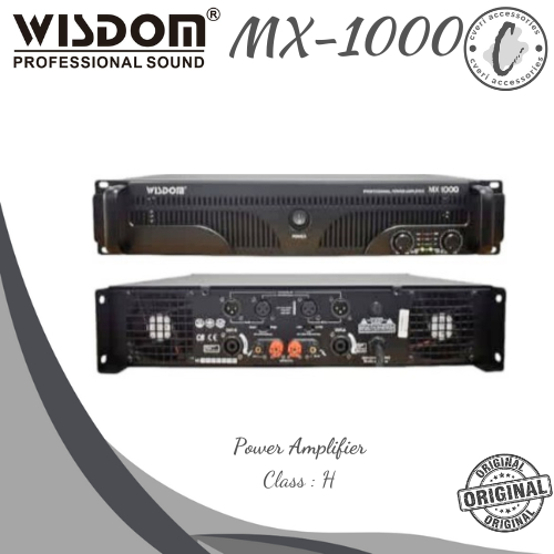 Jual Wisdom MX1000 Power Amplifier Original Wisdom MX-1000 | Shopee ...