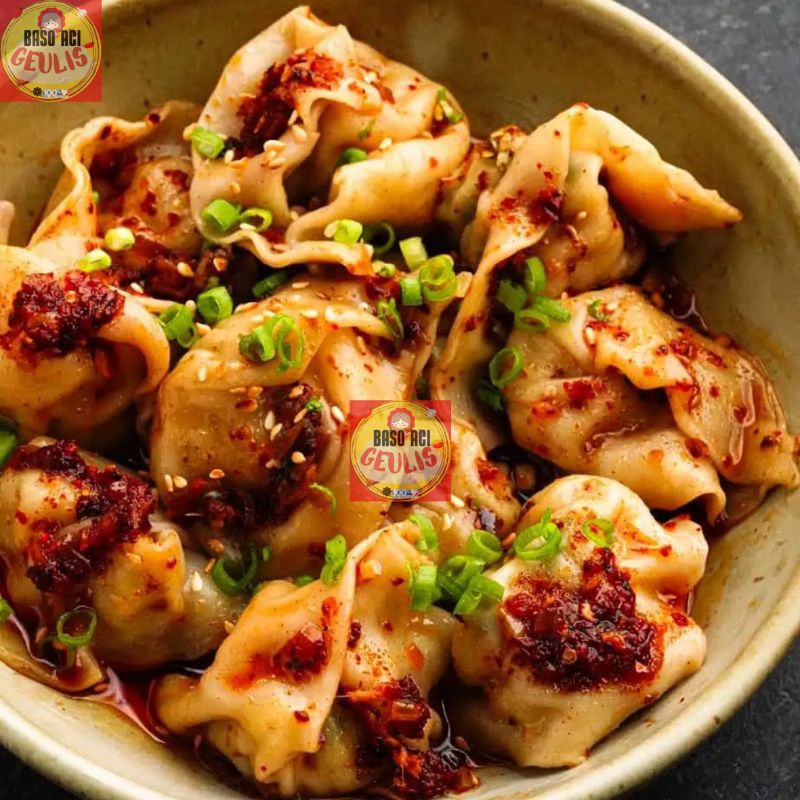 Jual Wonton Chili Oil Special /Pangsit Viral Isian Daging 75% MANTUL ...