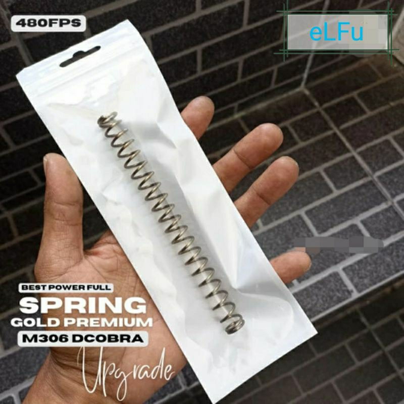 Jual Spring Upgrade Gold Premium M306 DCOBRA BLASTER - Black and Gold | Shopee Indonesia