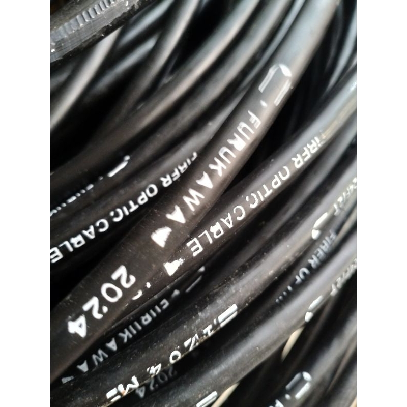 Jual Kabel Fiber optik Adss 24core Hitam Polos Panjang 1000m | Shopee ...