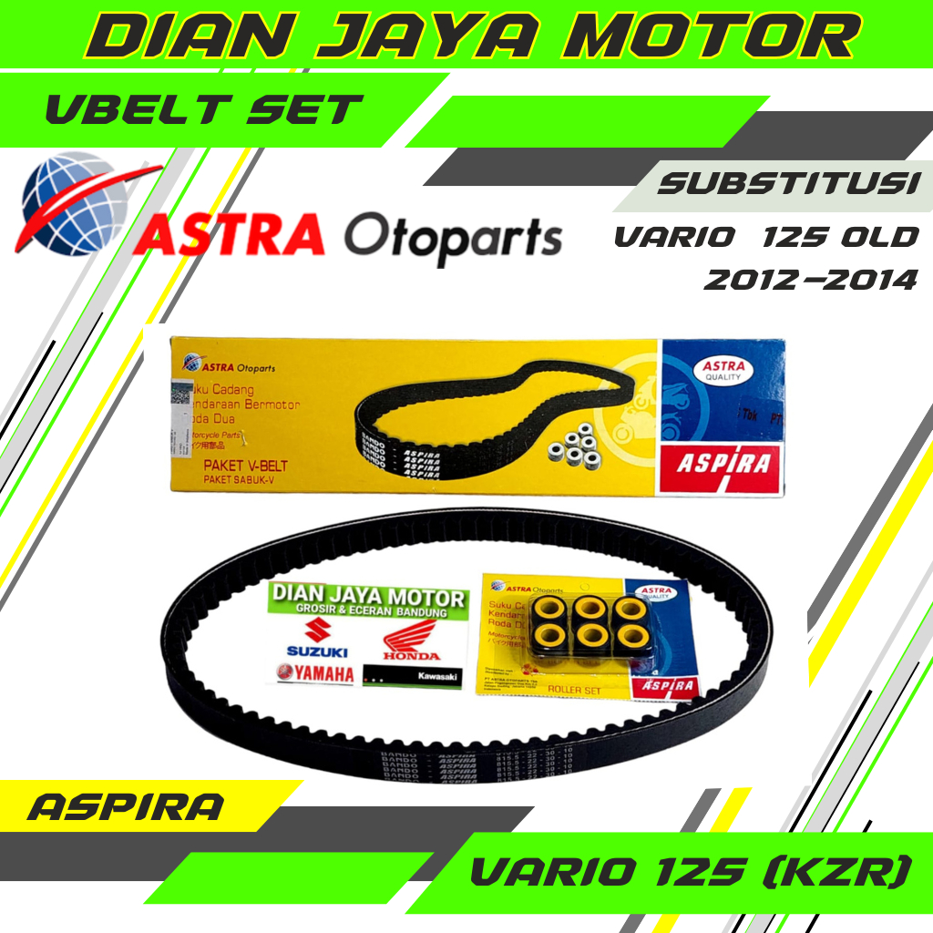 Jual ( Aspira Bando ) Panbel set KZR Vario 125 Type bohlam 2012-2014 ...