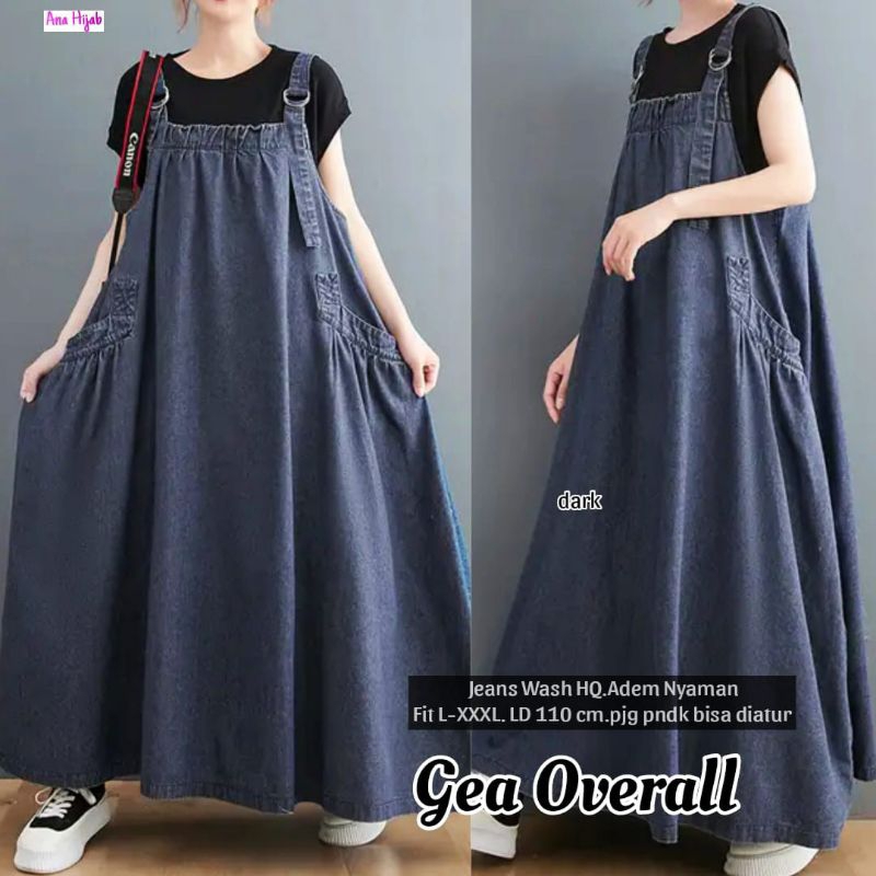Jual Gea Overall remaja polos mayung bawah | Shopee Indonesia