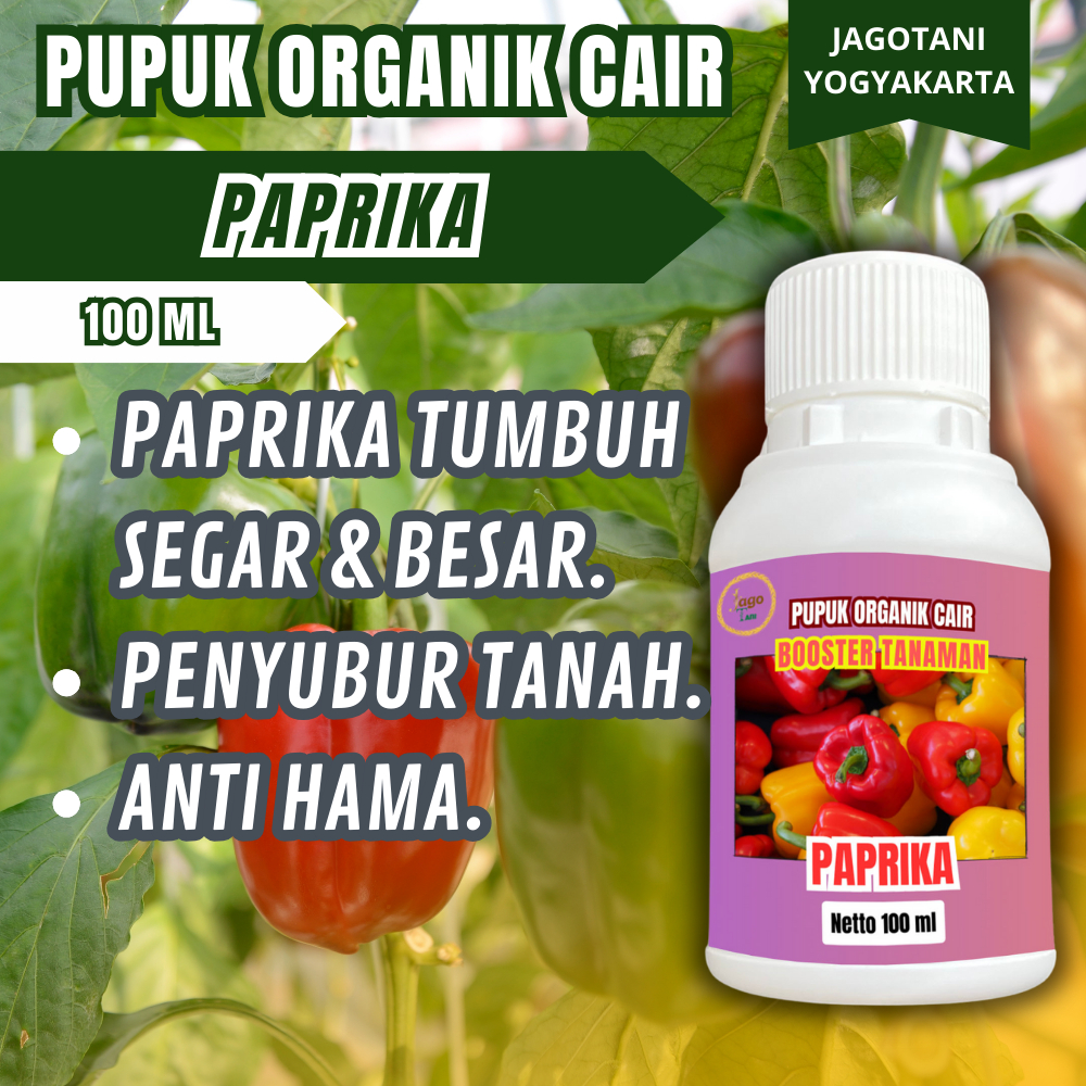 Jual Pupuk Organik Cair Bagus Buat Paprika 100 Ml Booster Pelebat Penyubur Tanaman By Jagotani ...